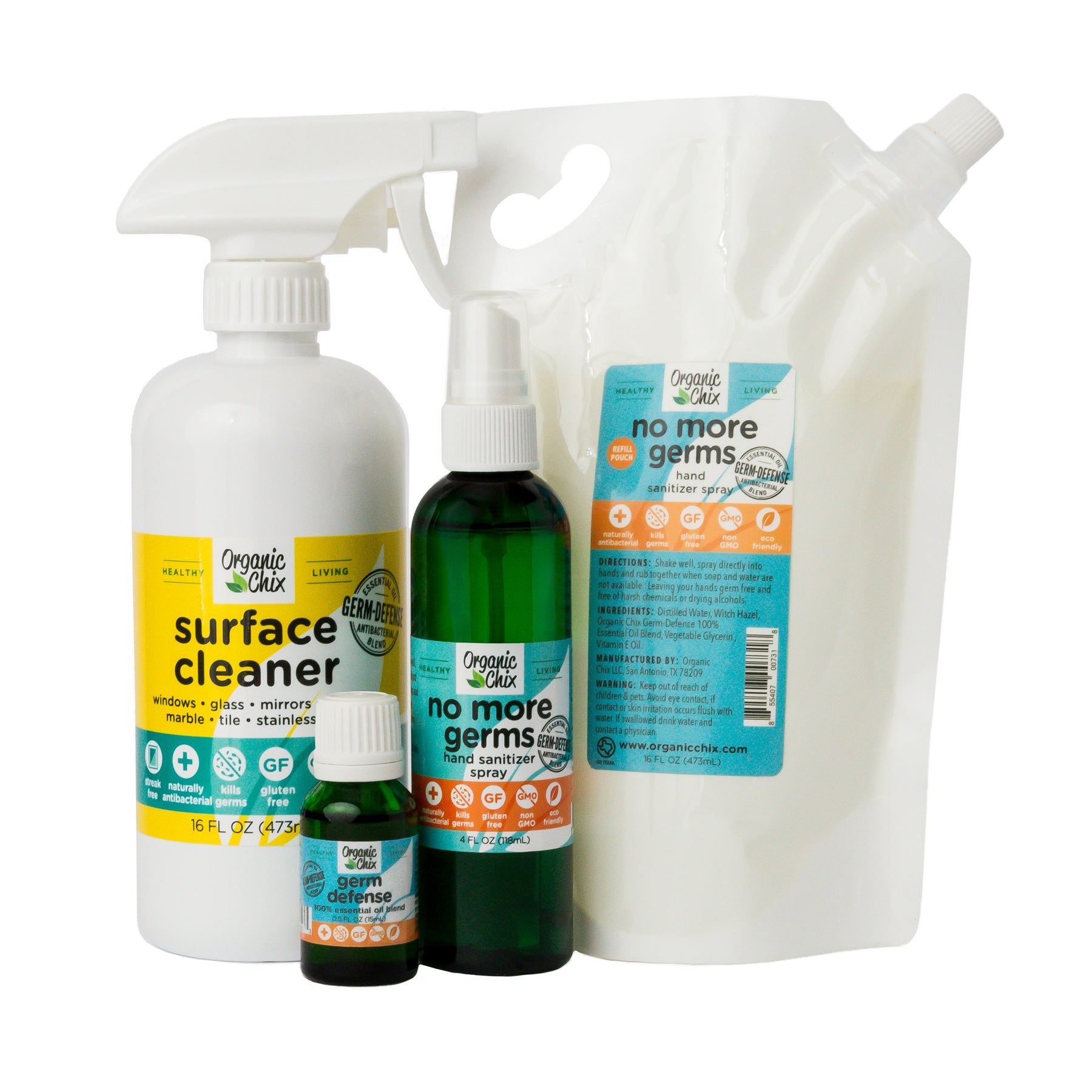 Super Germ-Defense, Gift Set – Organic Chix